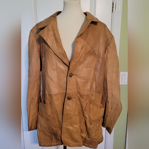 robert Lewis | Jackets & Coats | Vintage Lamb Skin Leather Jacket ...